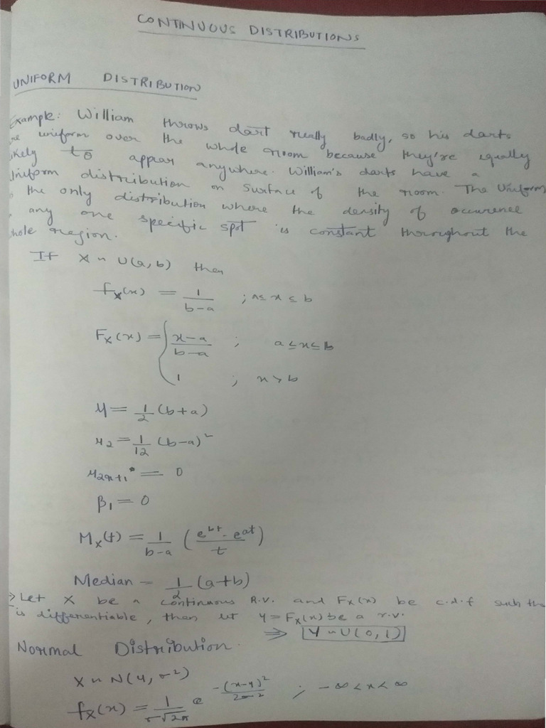 Continuous Distribution | PDF