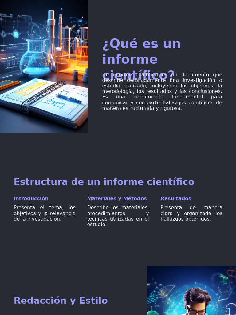 Que Es Un Informe Cientifico | PDF