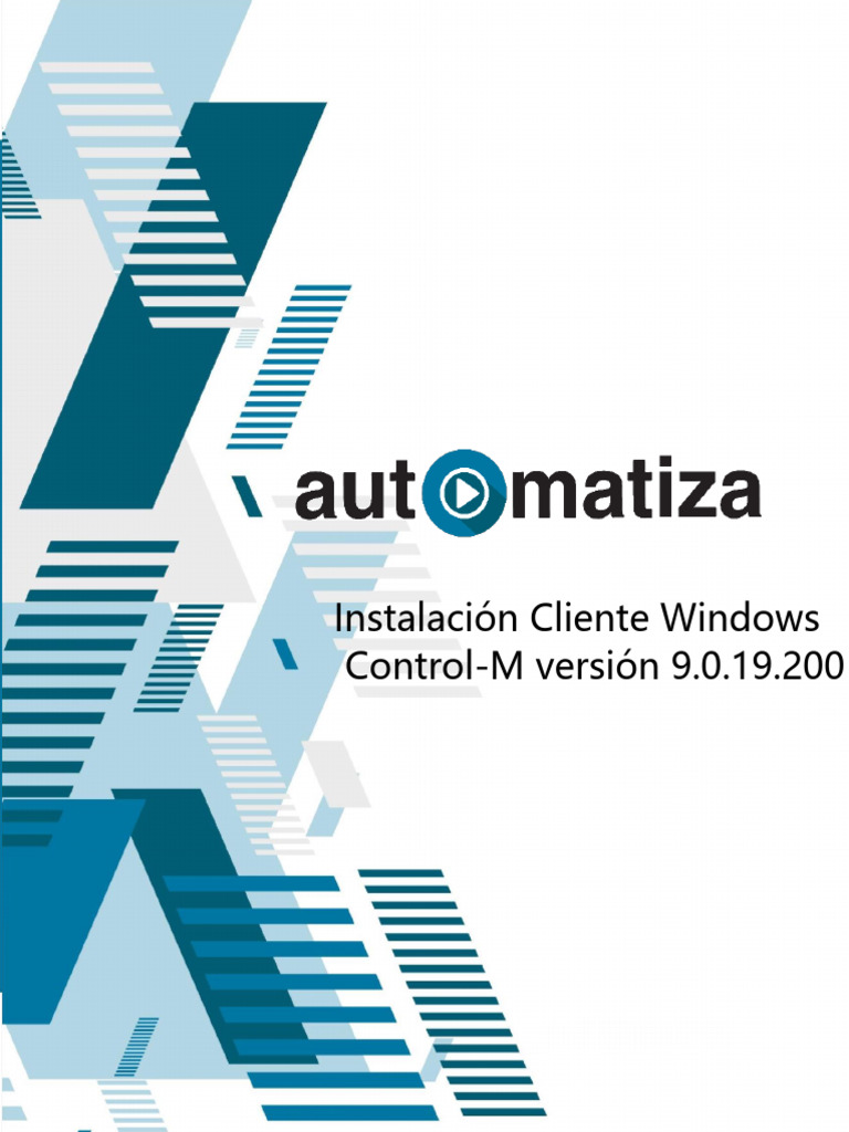 Manual Instalacion Gui Windows Control-M v9 | PDF