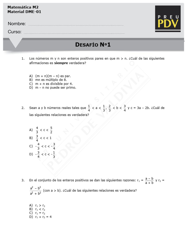 3558-DME-01 Desafío Nº1 | PDF