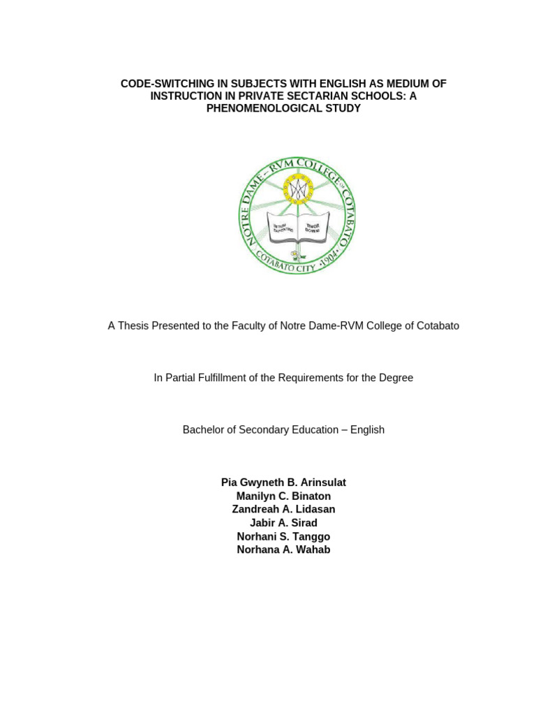 Code Switching NTH | PDF