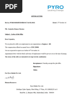 Manish Offer Letter | PDF