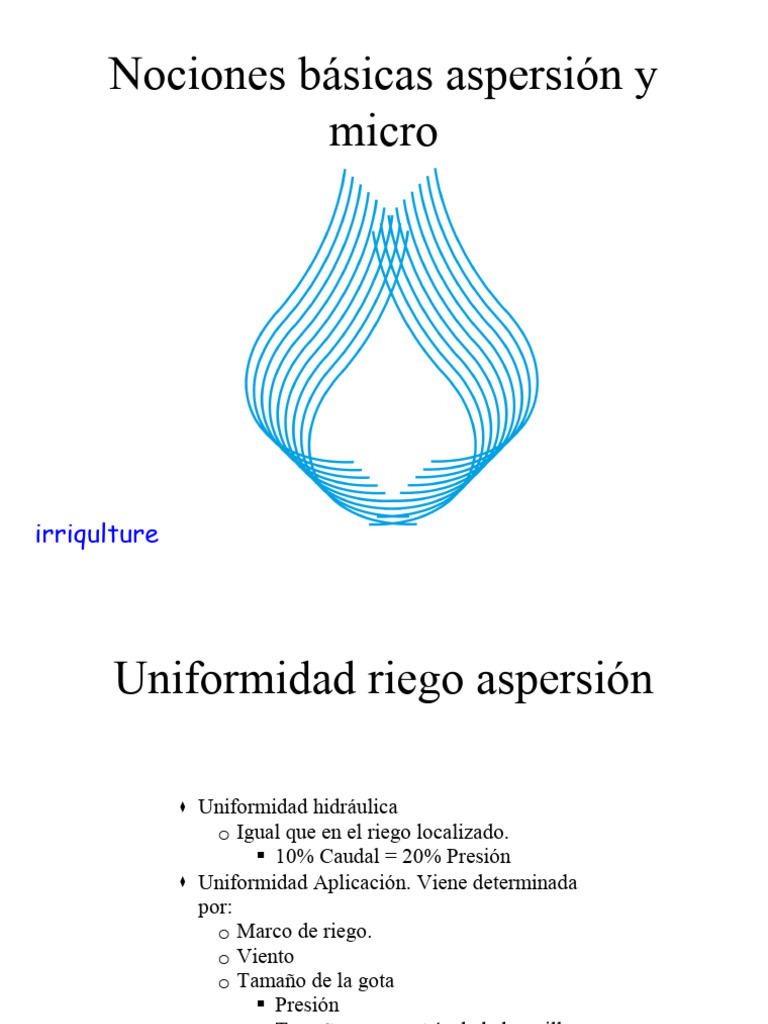 Curso Basico Aspersion y Micro | PDF