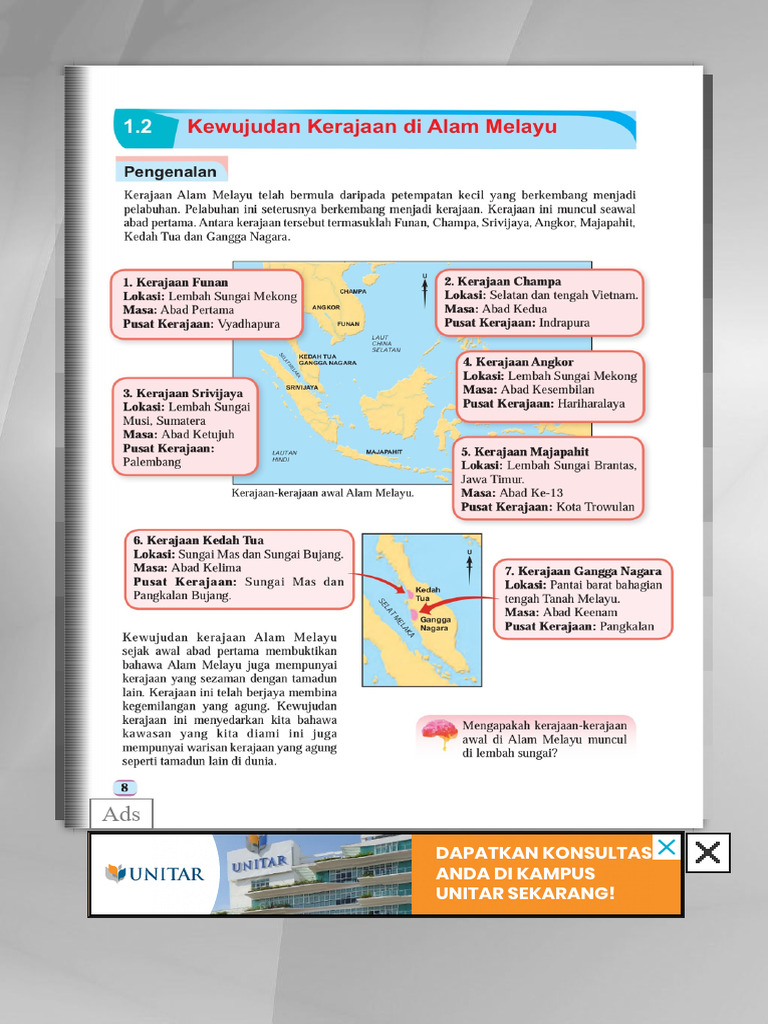 Buku Teks Sejarah Tingkatan 2 | PDF