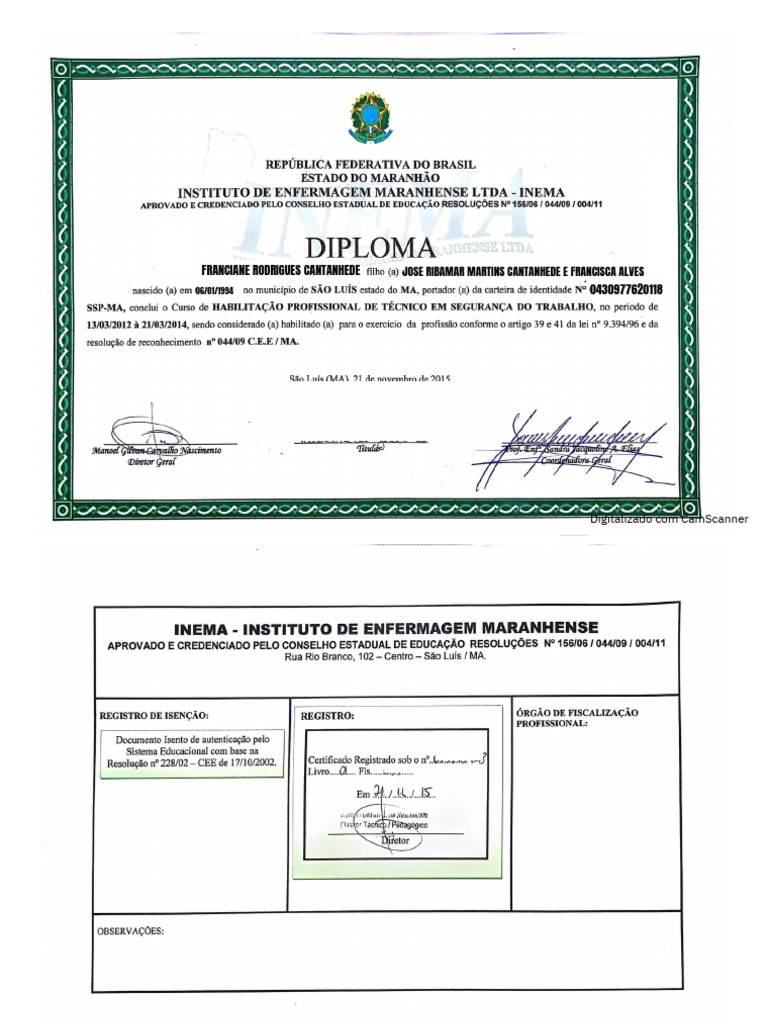 DIPLOMA TÉCNICA EM SEGURANÇA DO TRABALHO (1).pdf_20240903_135021_0000 | PDF