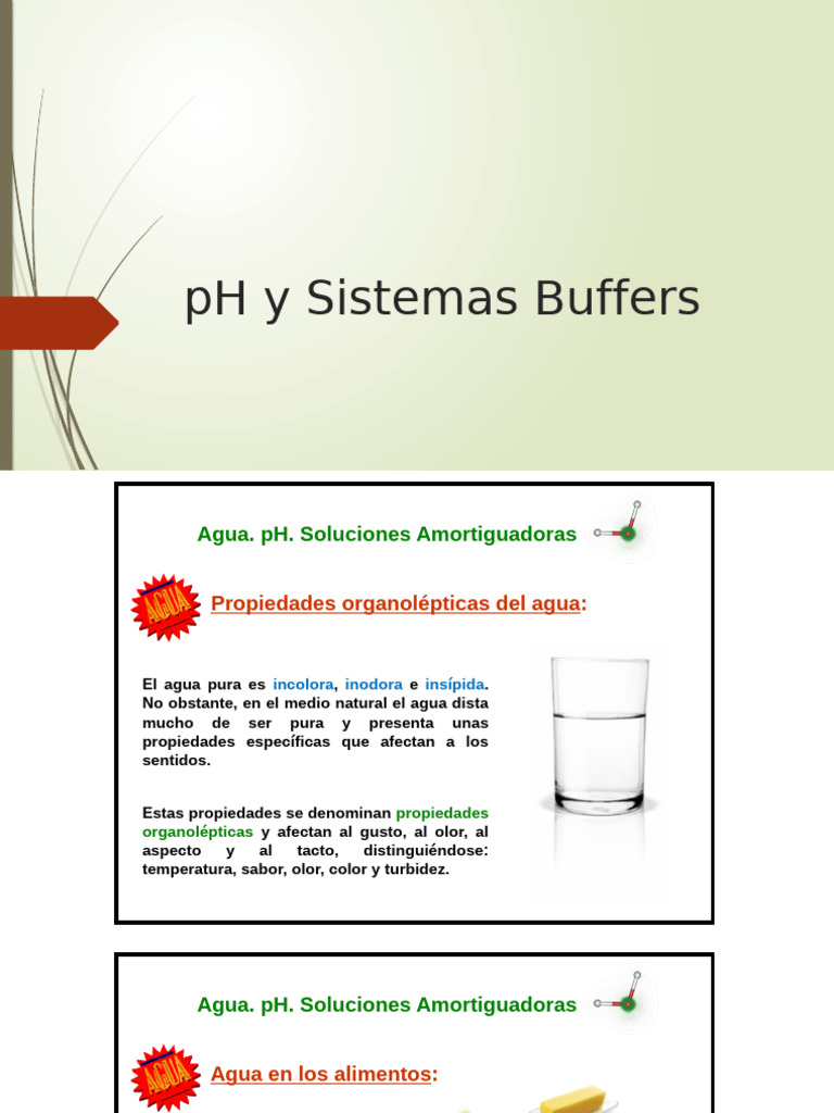 PH y Sistemas Buffers | PDF