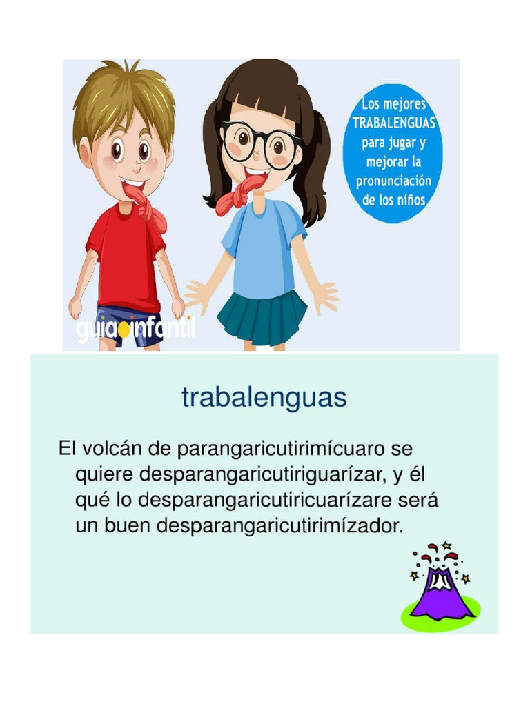 Trabalenguas Imagines | PDF