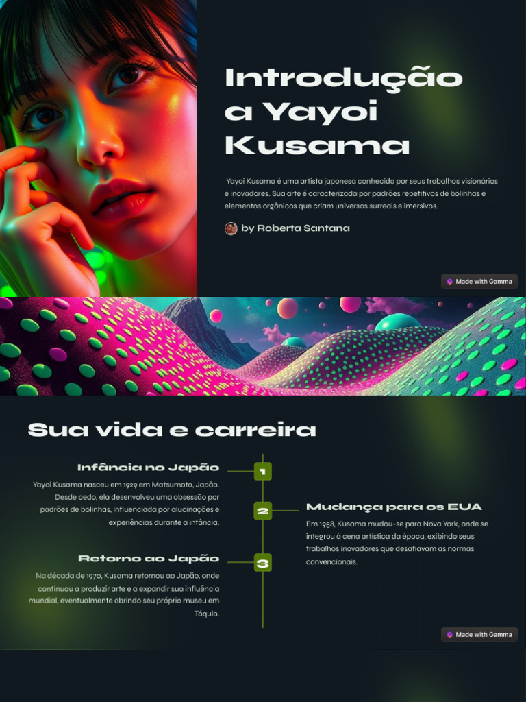 Introducao A Yayoi Kusama | PDF