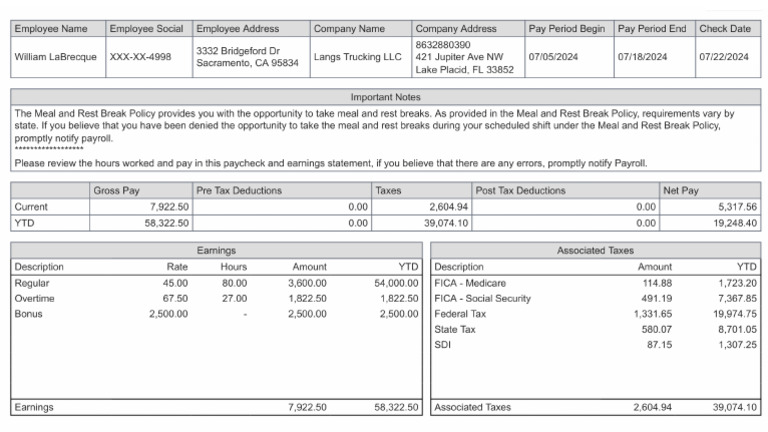 Paystubsnow Paystub 07272024 0033am | PDF