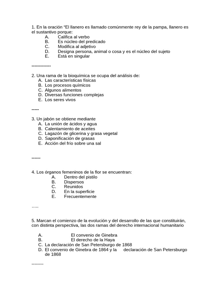 Items Errores Comunes | PDF