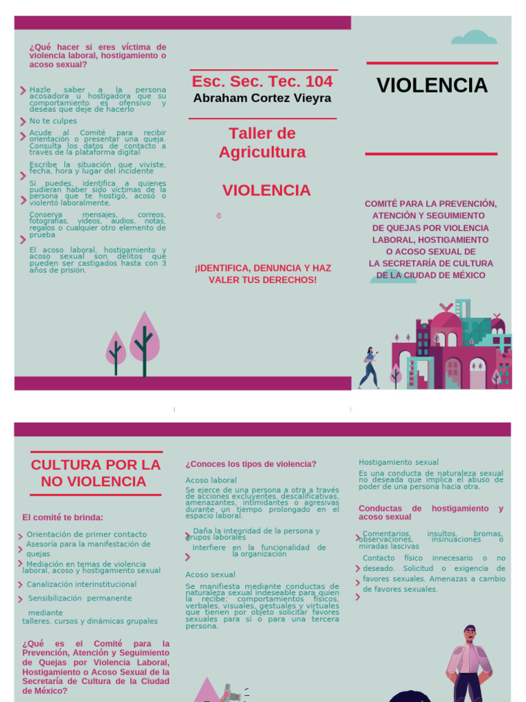 Triptico-no-violencia | PDF