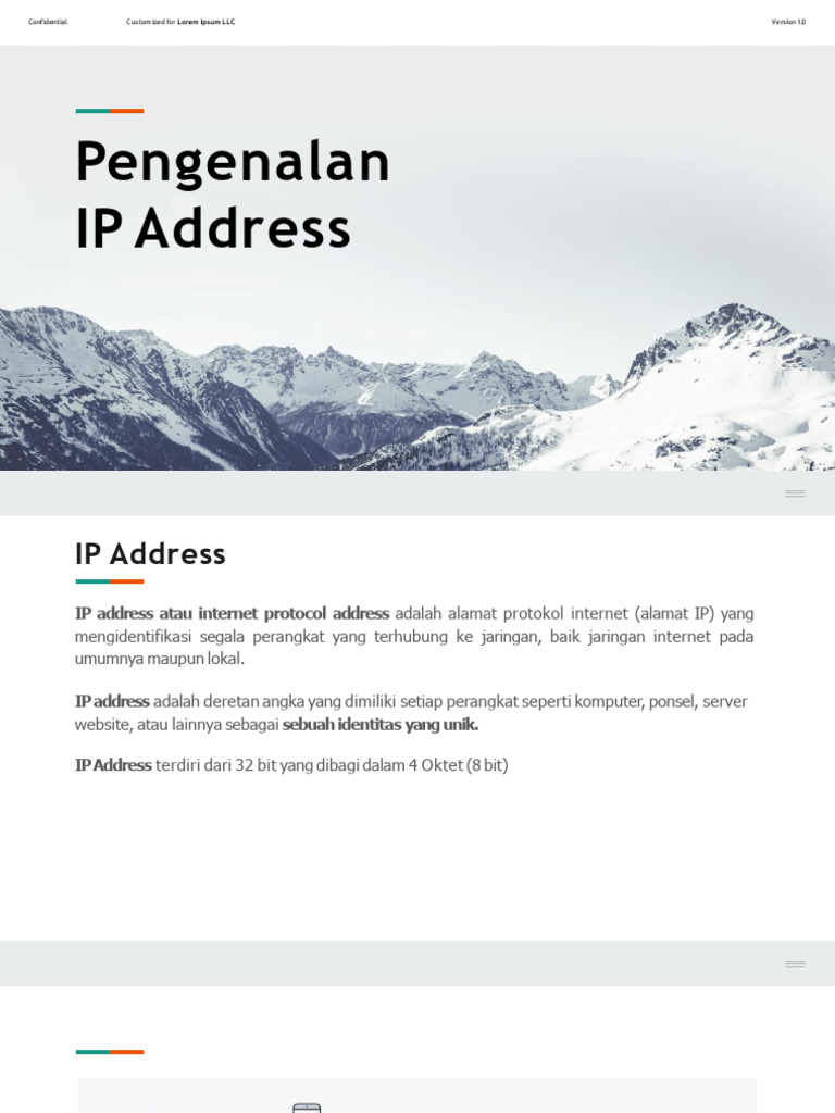 Pengenalan IP Address - Rev2 | PDF