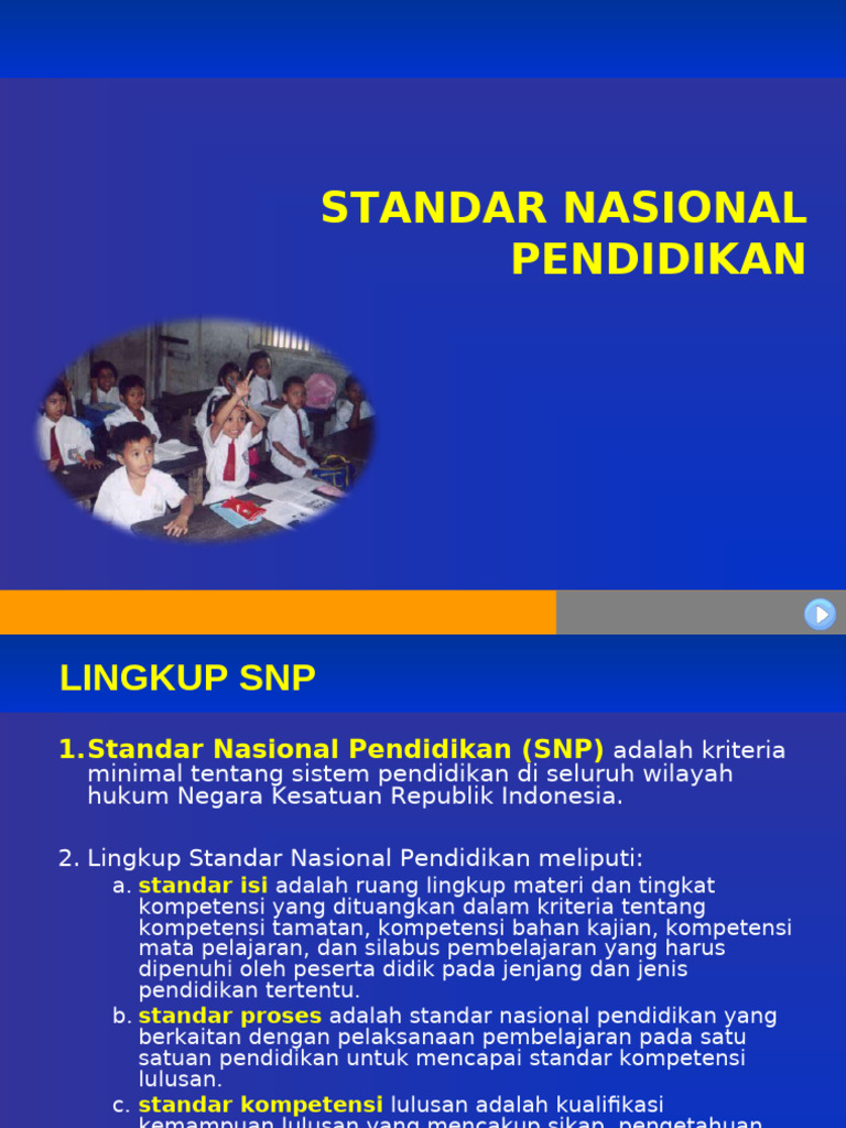 8 Standar Pendidikan Nasional | PDF