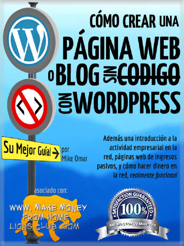 CÓMO CREAR UNA PÁGINA WEB O BLOG Con WordPress Sin Código en Su Propio ...