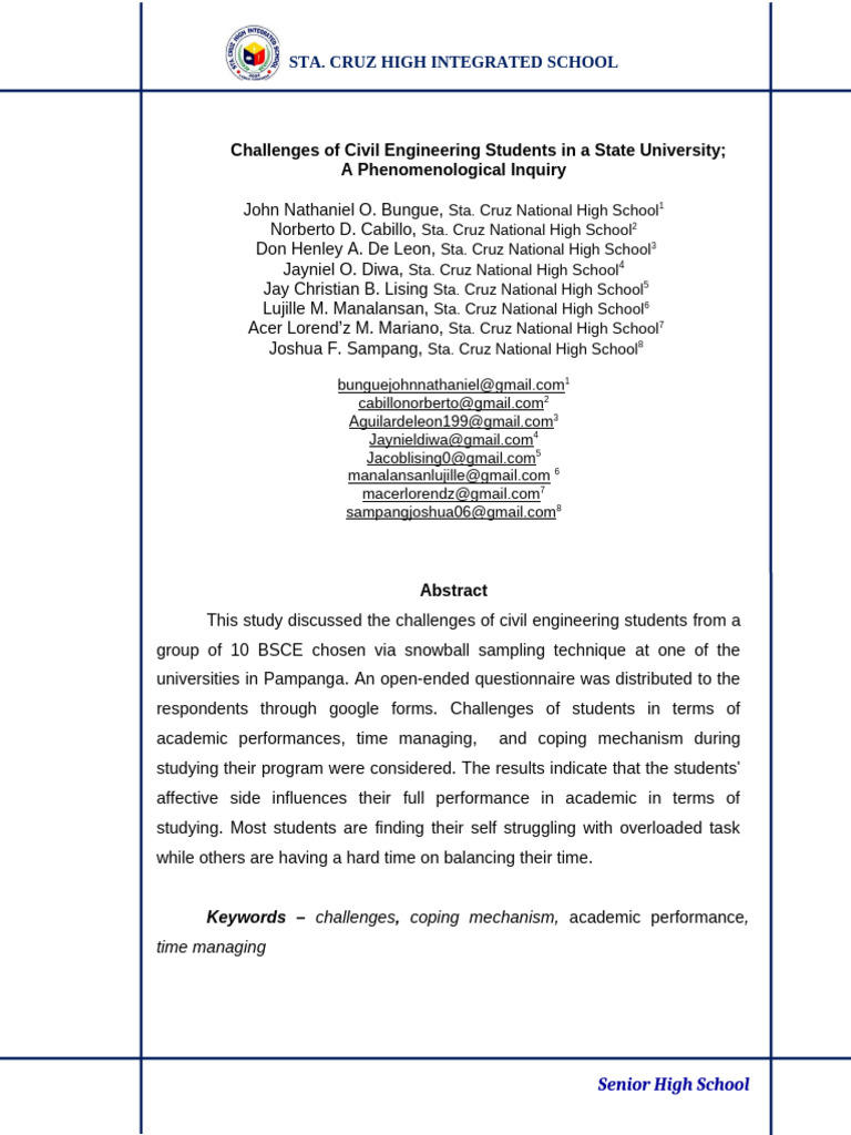 Final Research Paper On PR1 | PDF | Qualitative Research | Engineering