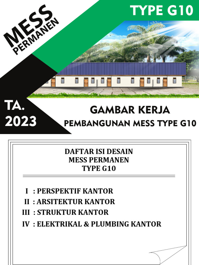 Mess Permanen Type g10 | PDF
