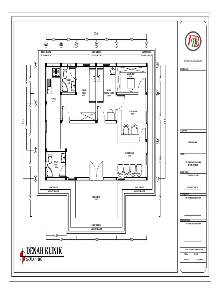Denah Klinik Revisi | PDF