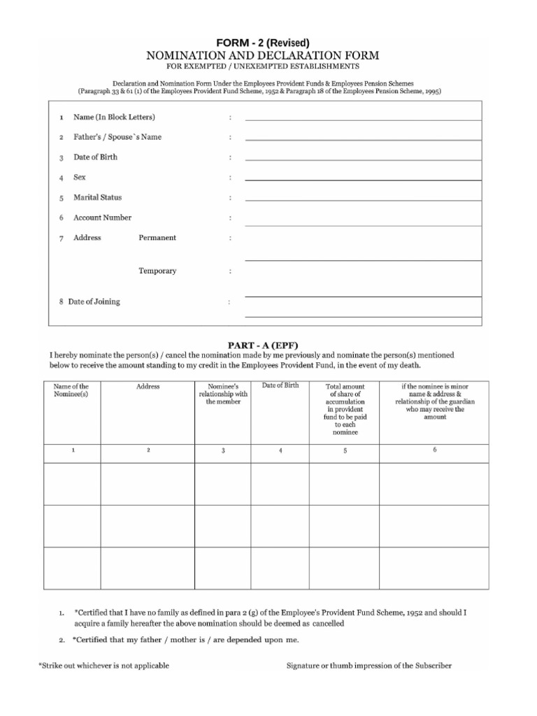 Form 2 | PDF