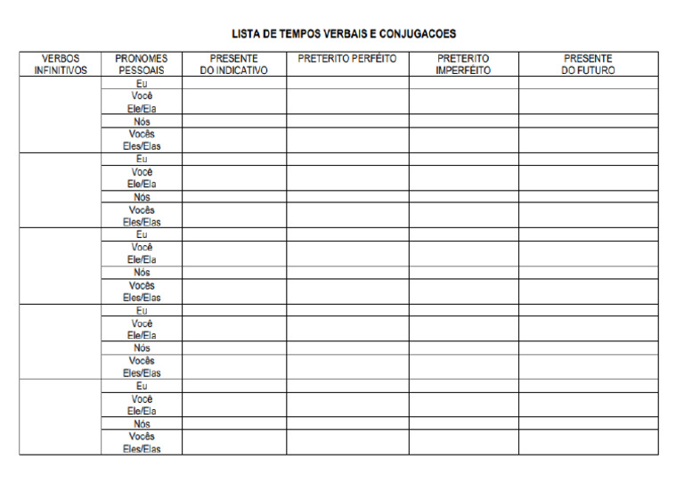 Verbos Portugues Pdf