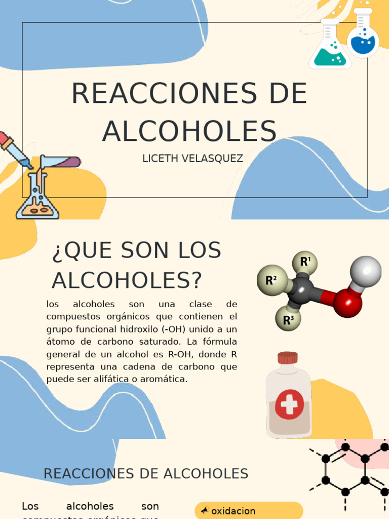 Reacciones de Alcoholes LV | PDF
