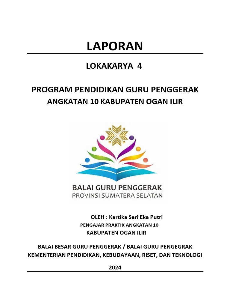 Laporan Lokakarya 4 Kartika Sari Eka Putri | PDF