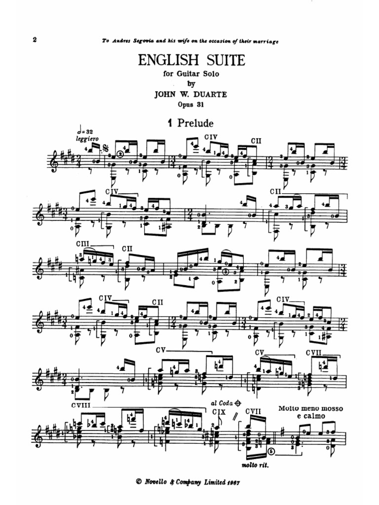 English Suite | PDF
