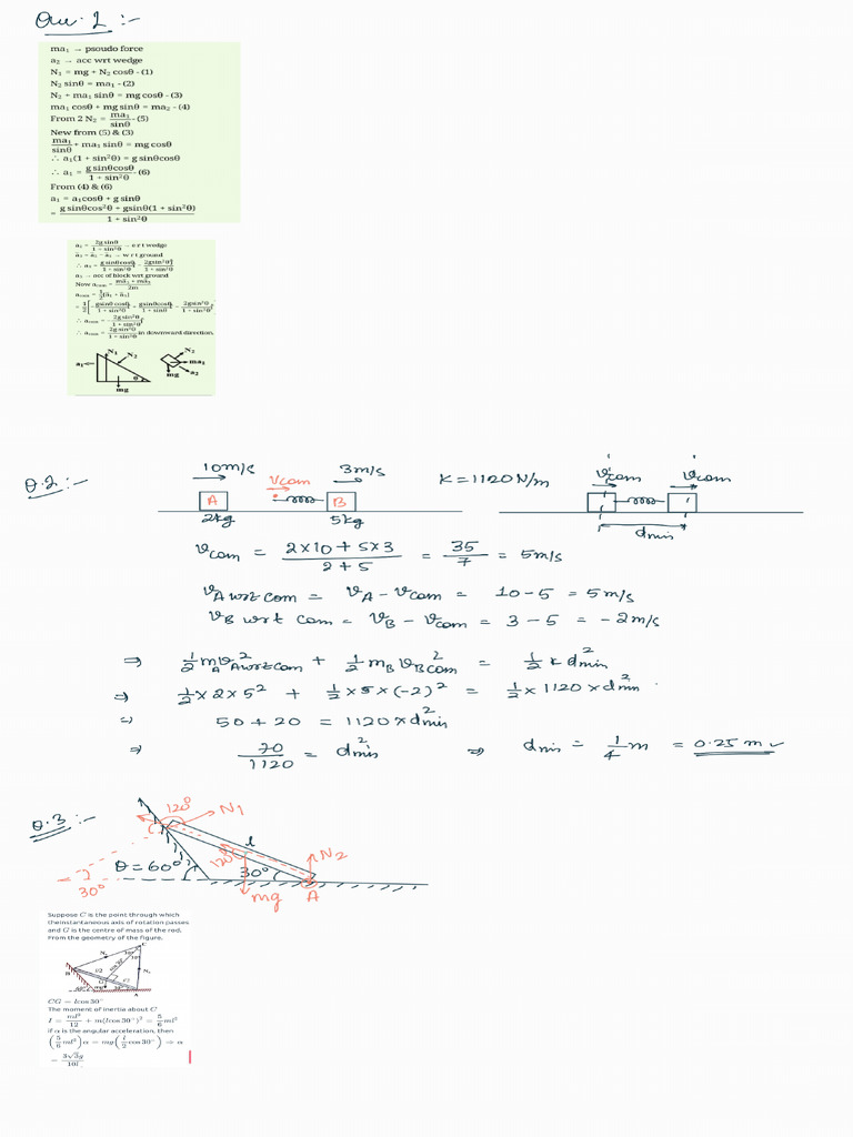 Module-3, JEE ADV, Paper-1 Solutions | PDF