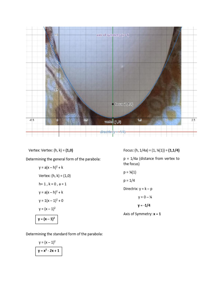 Parabola | PDF