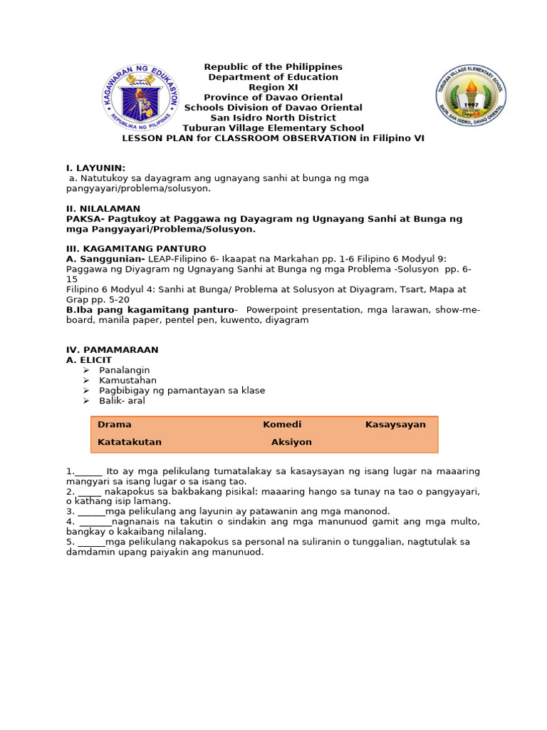 Cot DLP Q4 Filipino 6 | PDF