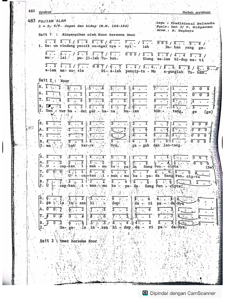 Lagu Pilihan Dan Wajib Paduan Suara OMK | PDF