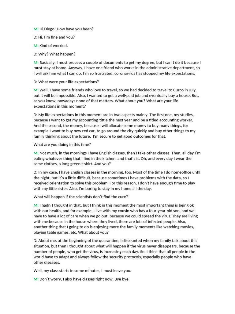 Speaking 2 AG2 | PDF