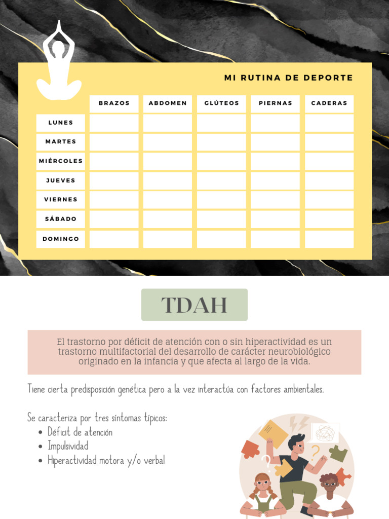 Rutinas TEA Y TDAH | PDF