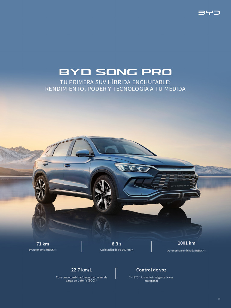 Byd Song Pro Flyer Es MX 20240809 | PDF