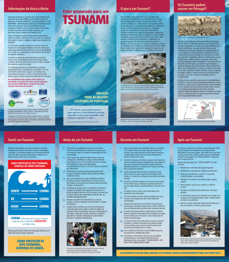 Folheto Tsunami | PDF