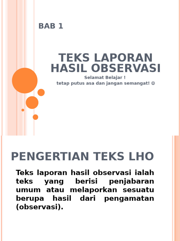 Teks Tentang Lho x-1 | PDF