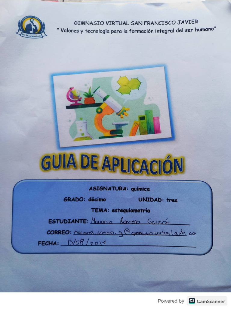 Guia Quimica U3 | PDF