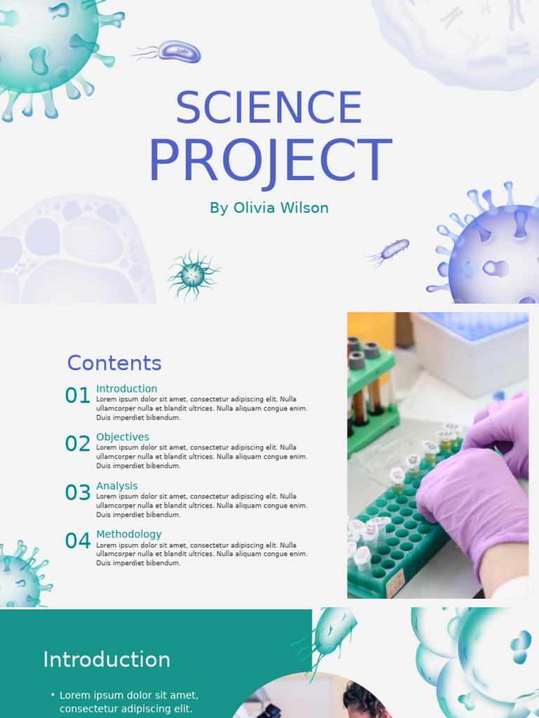 Timeline Cycle Visual Charts Presentation in Blue White Teal Simple ...
