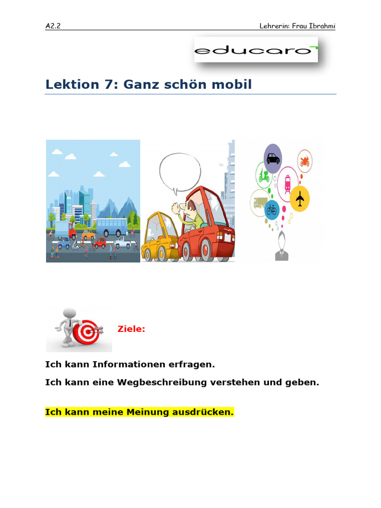 Lektion 7 | PDF