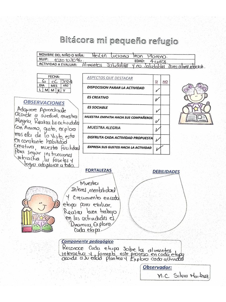 BITACORA MES DE JUNIO 2024 | PDF