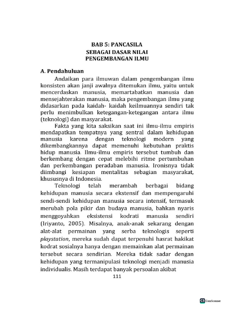 Open Buku 1 Modul Kuliah Online Pancasila MPI | PDF