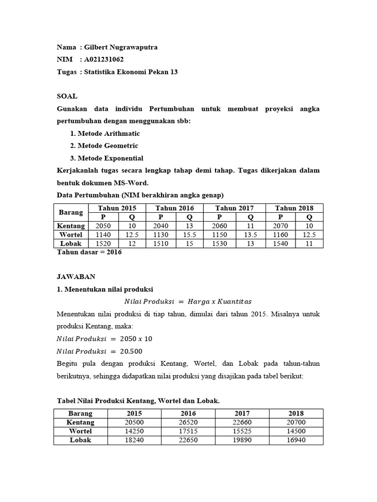 Gilbert Nugrawaputra - StatekPekan13 2 | PDF