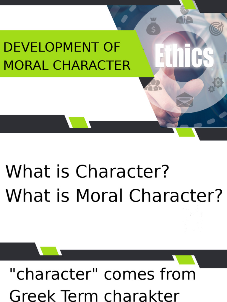 Development of Moral Character | PDF