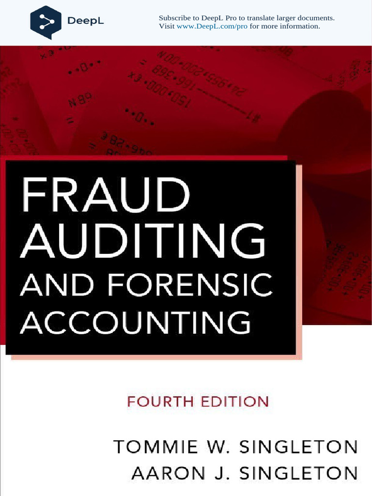 Fraud Auditing and Forensic Accounting - Singleton-Halaman Id | PDF