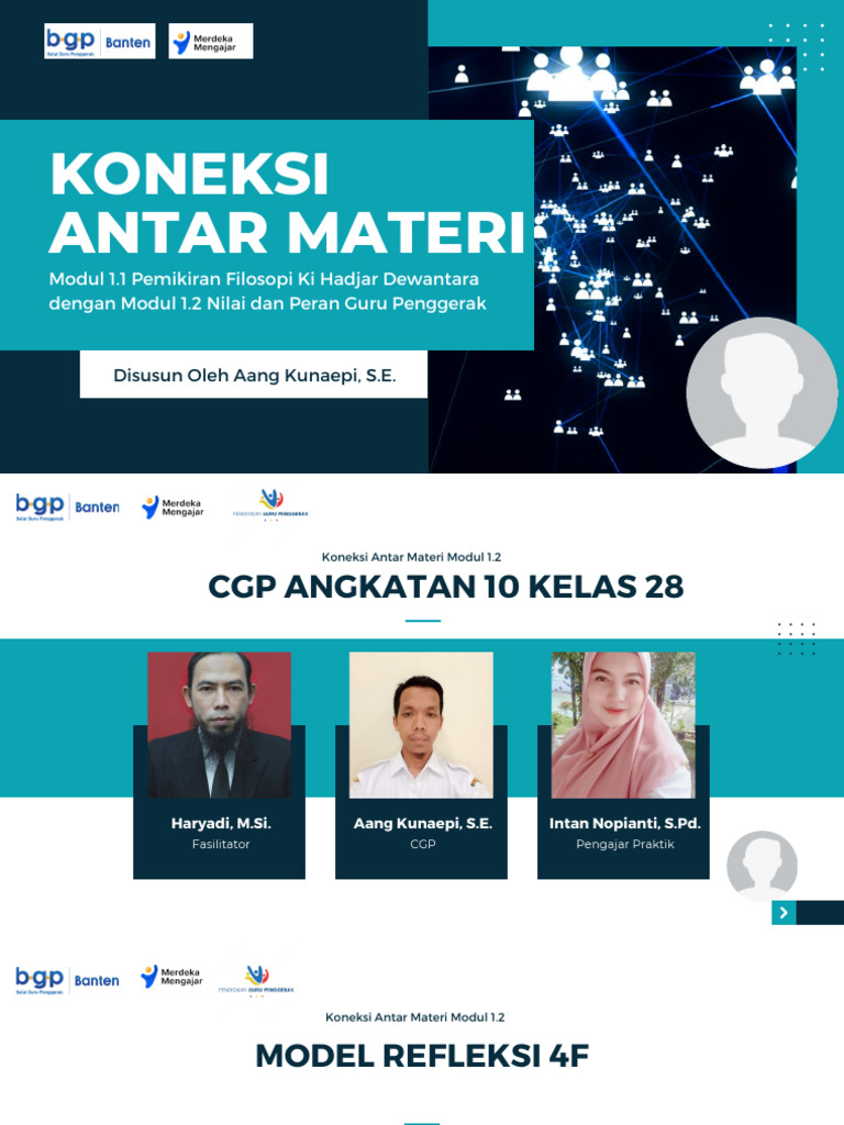 Koneksi Antar Materi Modul 1.2 | PDF