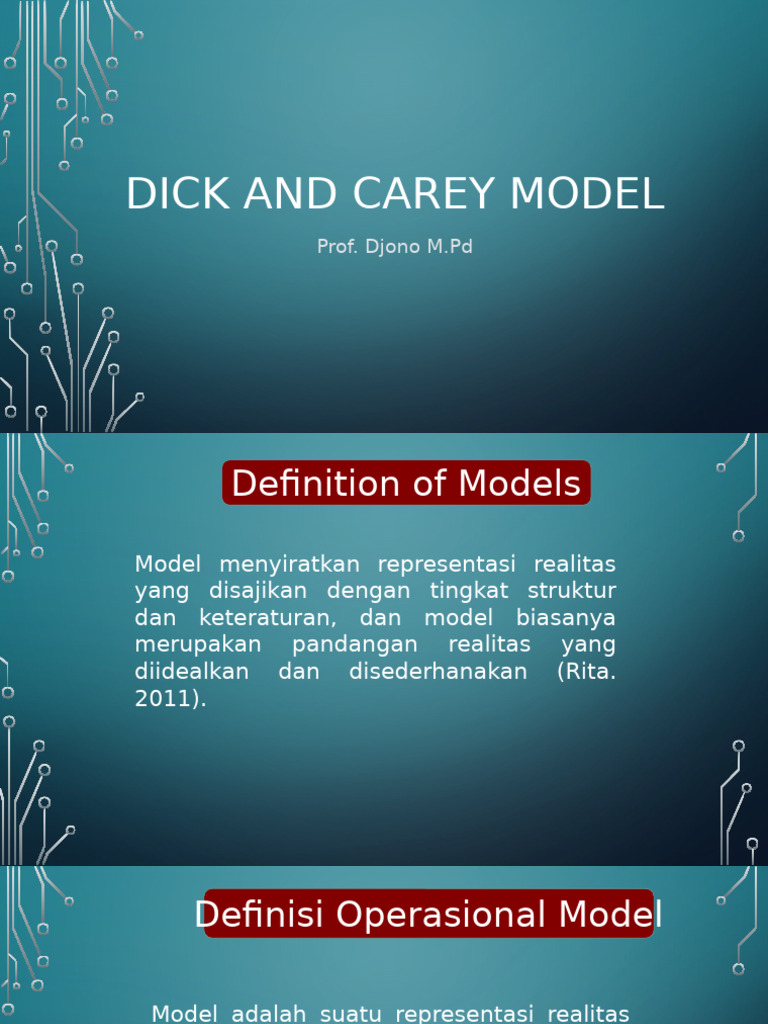 Dick and Carey Model | PDF