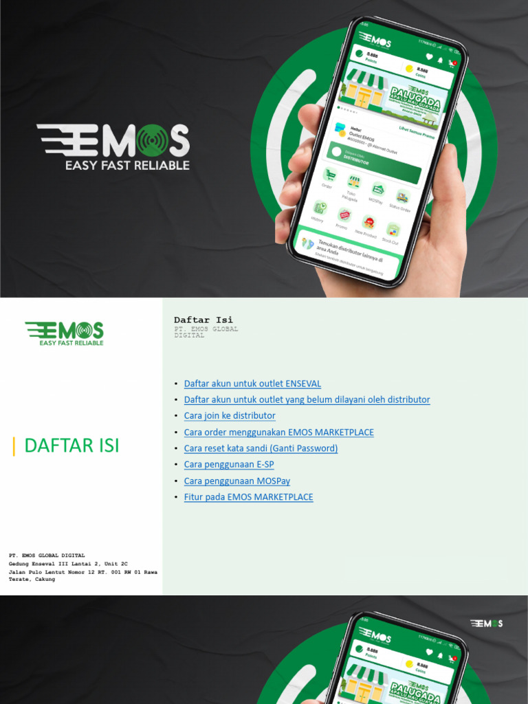 Tutorial Emos Marketplace 2023 | PDF