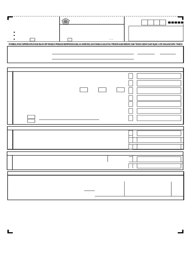 Formulir SPT 1770 SS | PDF