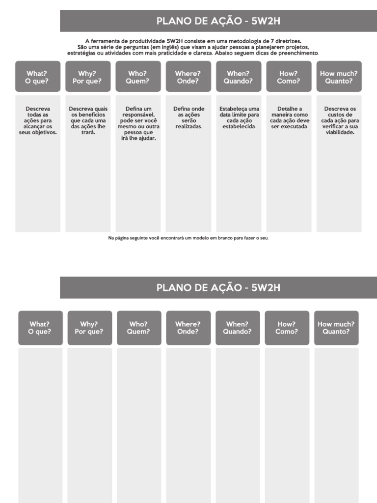 023 - Ferramenta 5W2H | PDF