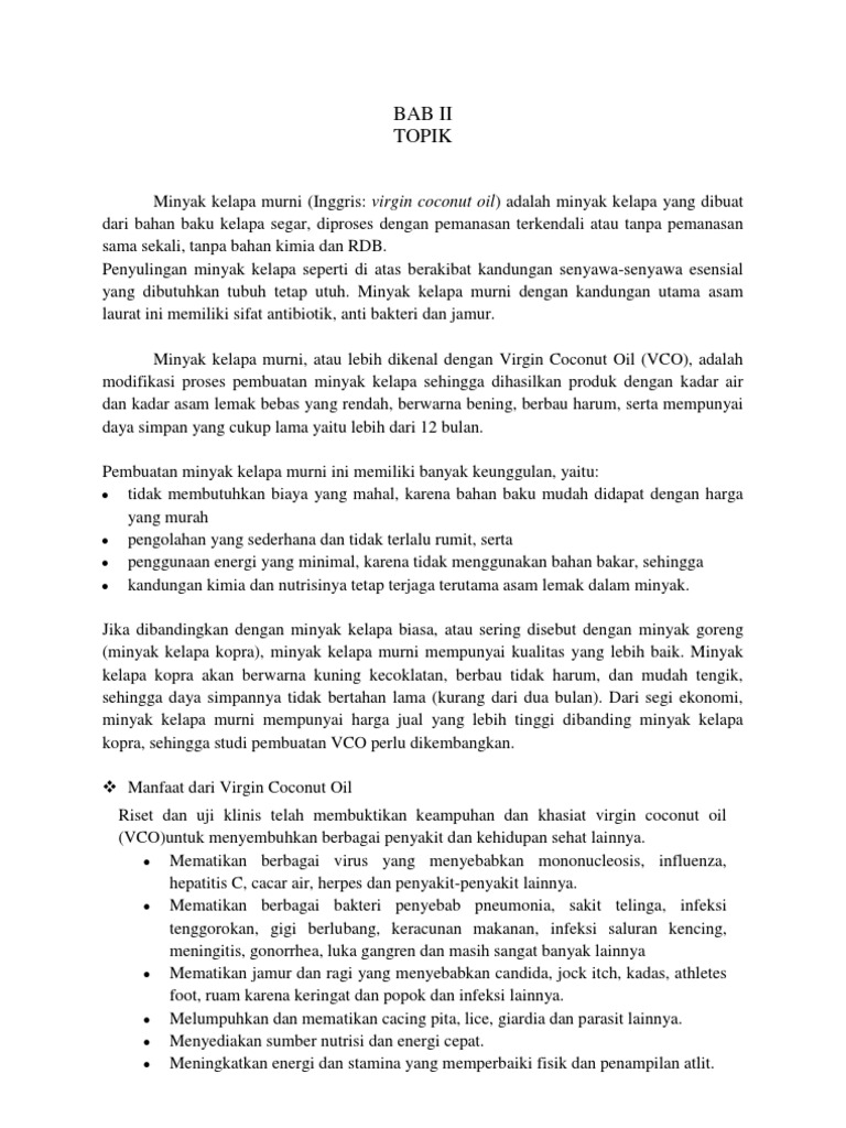 Laporan Akhir Vco | PDF