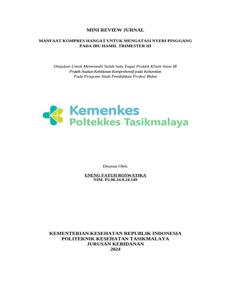 Mini Review Jurnal | PDF